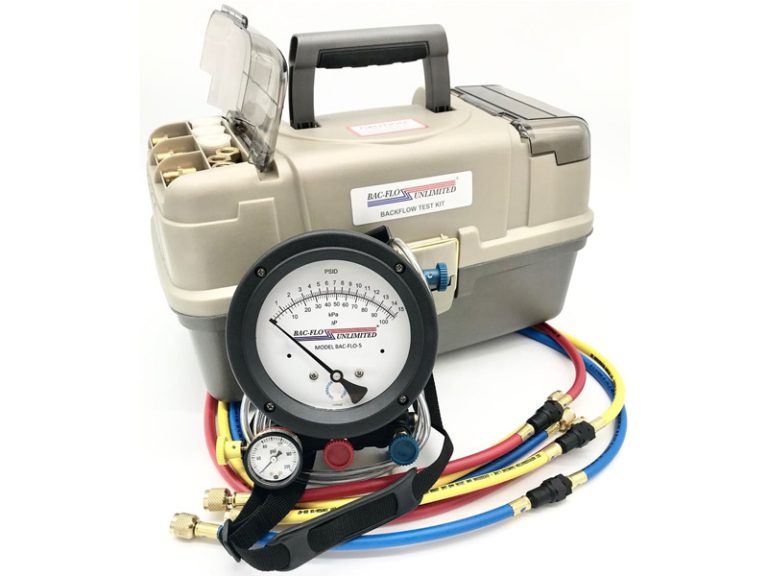 BAC-FLO-5® Backflow Test Kit – Bac-Flo Unlimited®, Inc.
